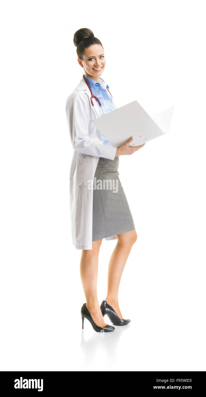 Full body woman doctor hi-res stock photography and images - Alamy