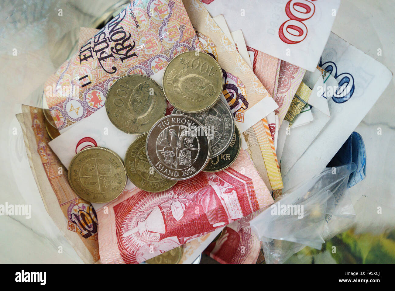 Icelandic currency, kronur, Iceland Stock Photo - Alamy Icelandic currency, kronur, Iceland Stock Photo - Alamy