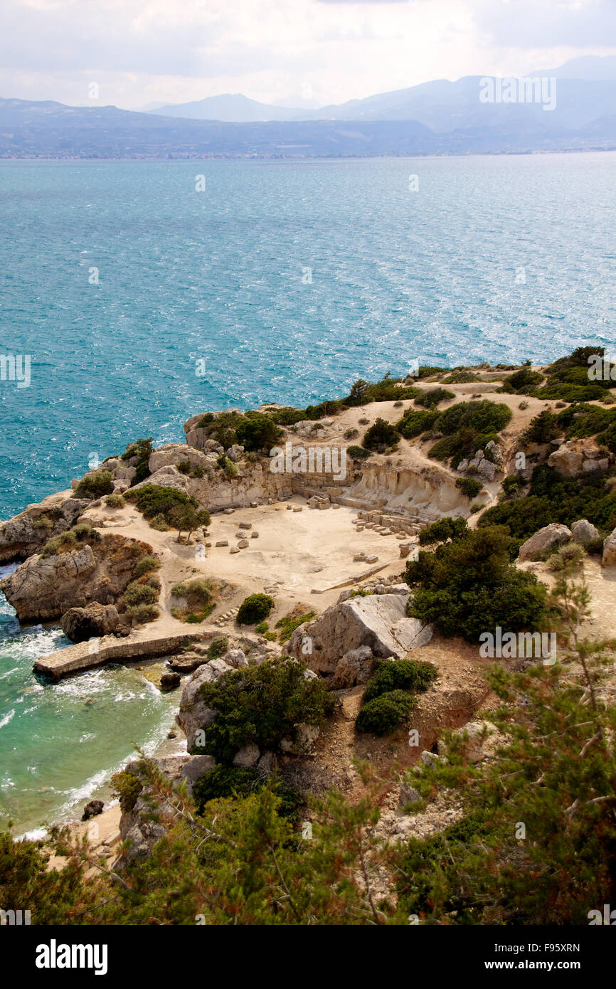 Landscape of the Sanctuary of Hera in Greece Stock Photo - Alamy