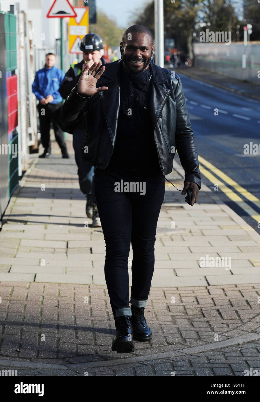 X factor finalists and judges at Fountain studios Featuring: anton ...