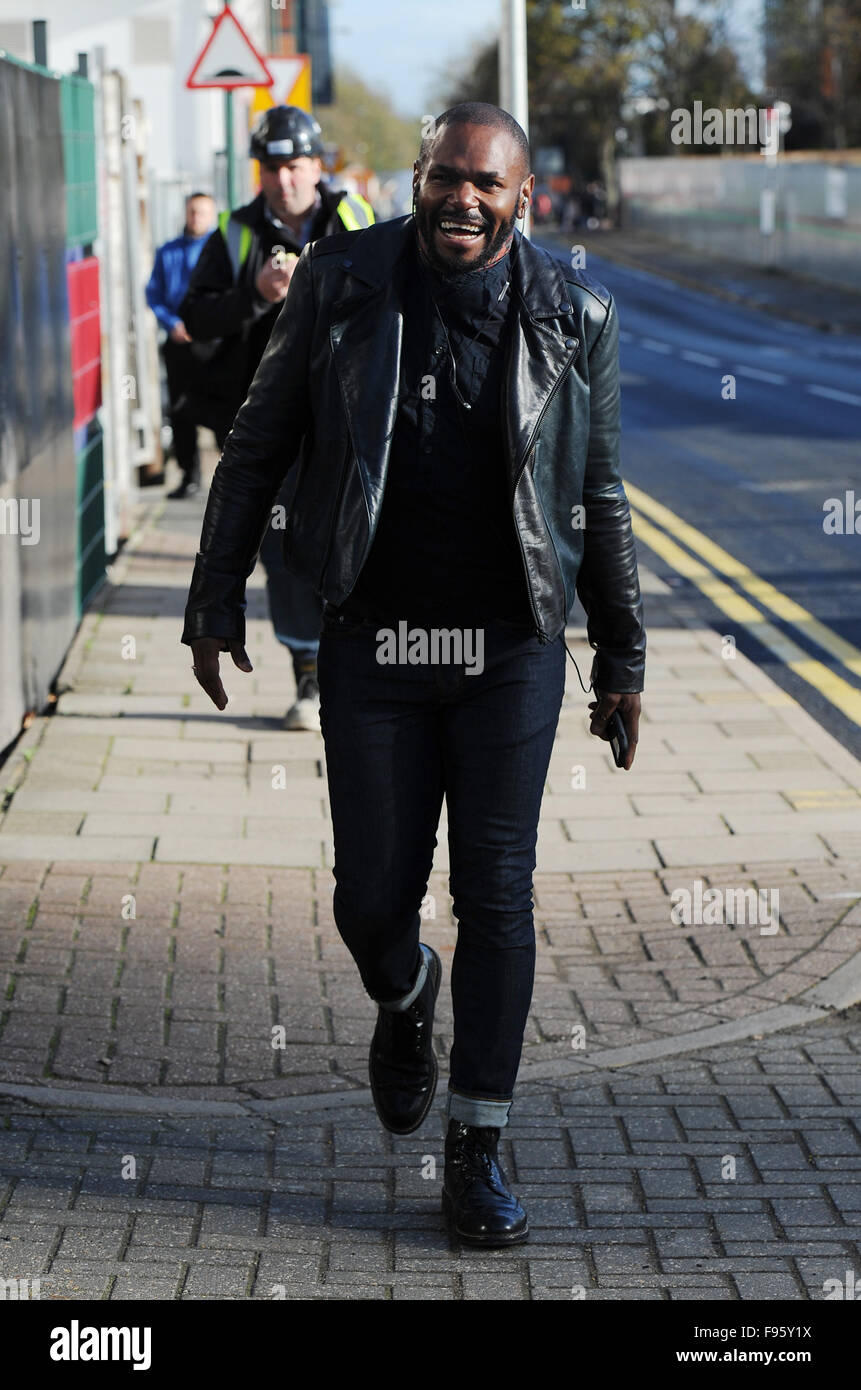 X factor finalists and judges at Fountain studios Featuring: anton ...