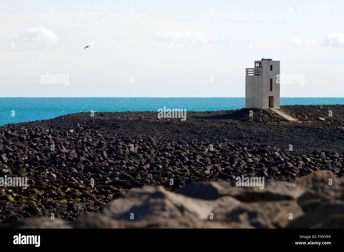 South coast light tower Stock Photo - Alamy