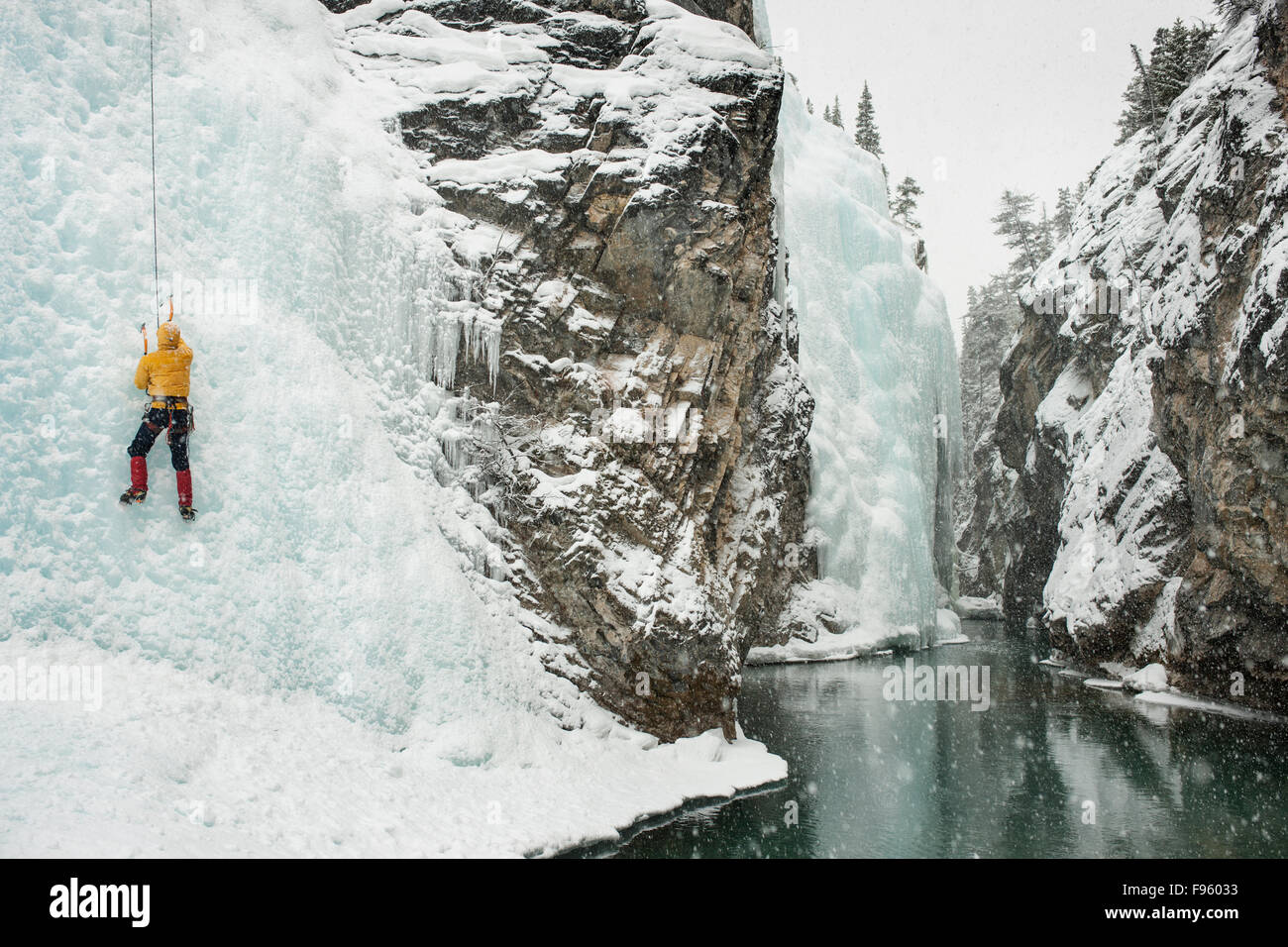Climber in cline river canyon hi-res stock photography and images - Alamy