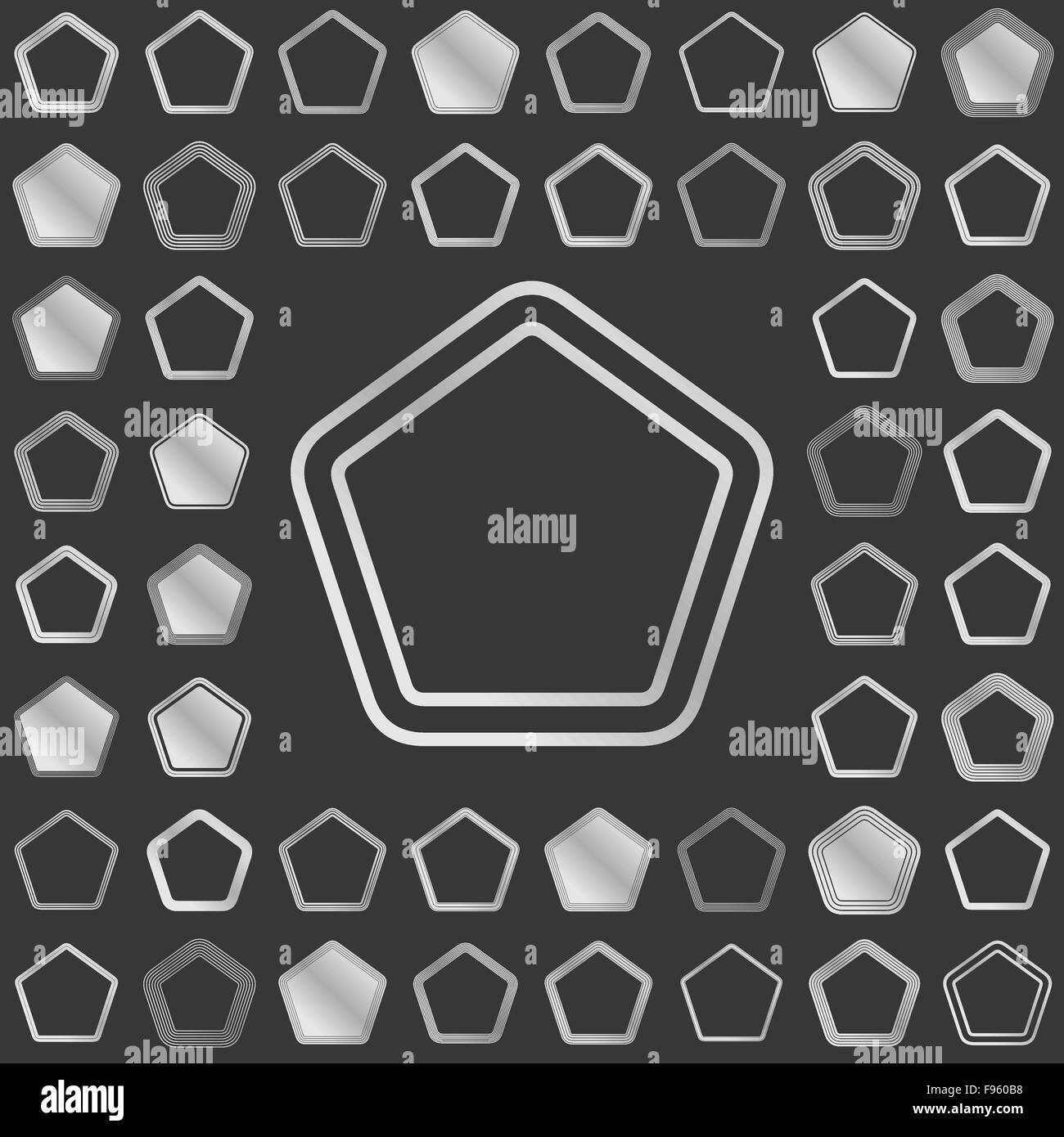 Pentagon logo Black and White Stock Photos & Images - Alamy