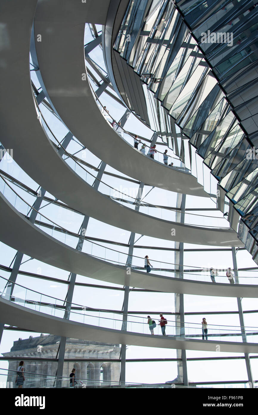 Reichstag building Dome, Berlin, Germany Stock Photo - Alamy