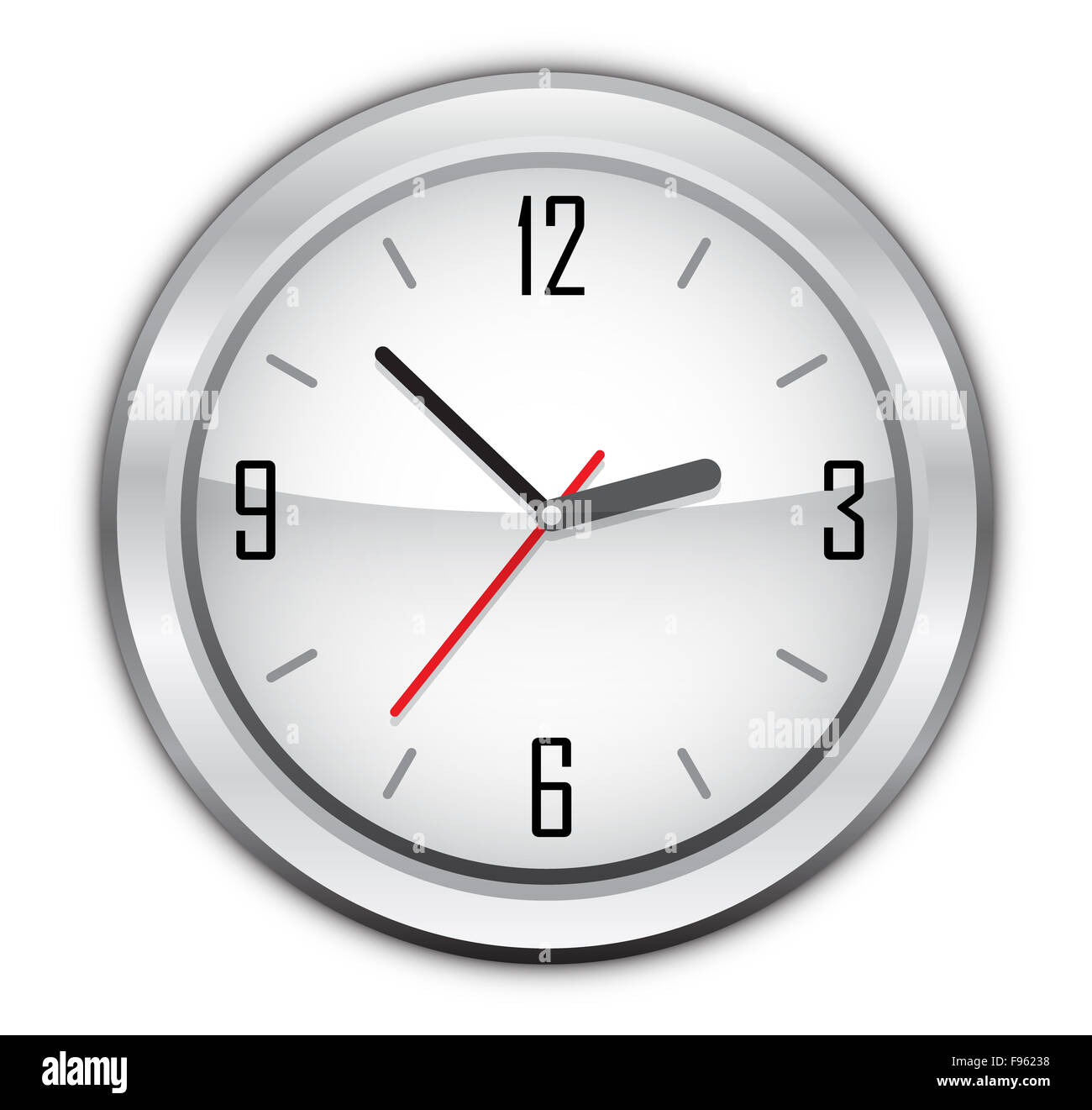 clock vector illustration Stock Photo - Alamy