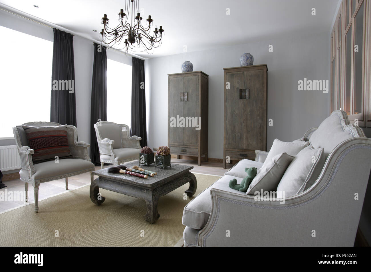 interior of a living room Stock Photo - Alamy