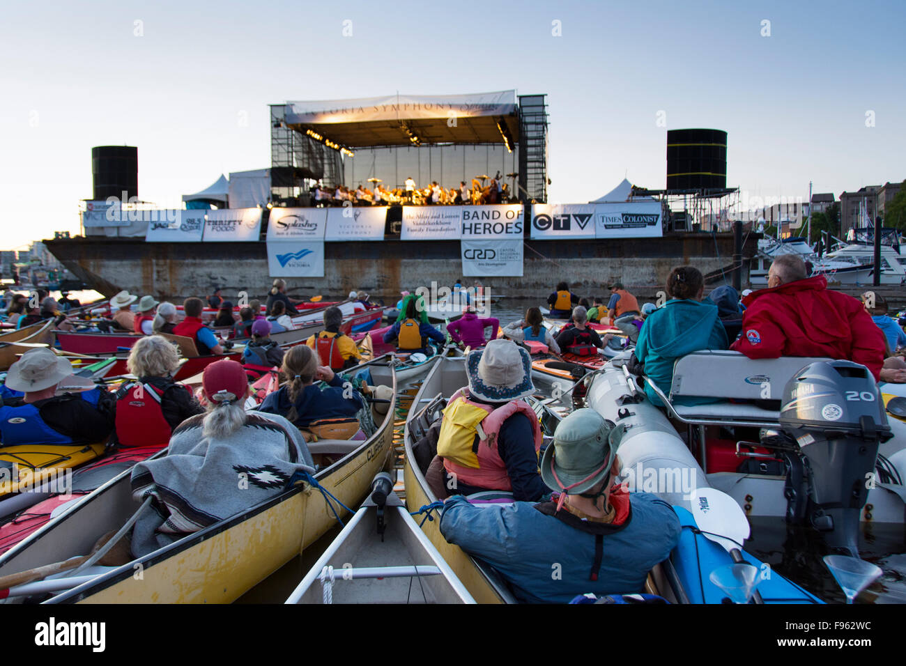 Victoria Symphony Splash Event, Inner Harbour, Victoria, British ...