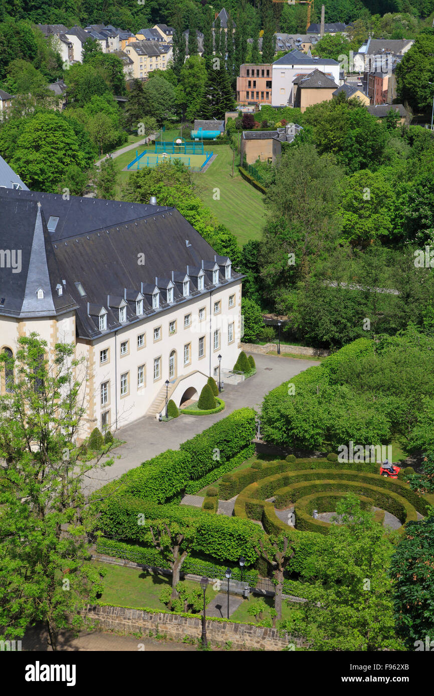 Luxembourg city aerial hi-res stock photography and images - Alamy
