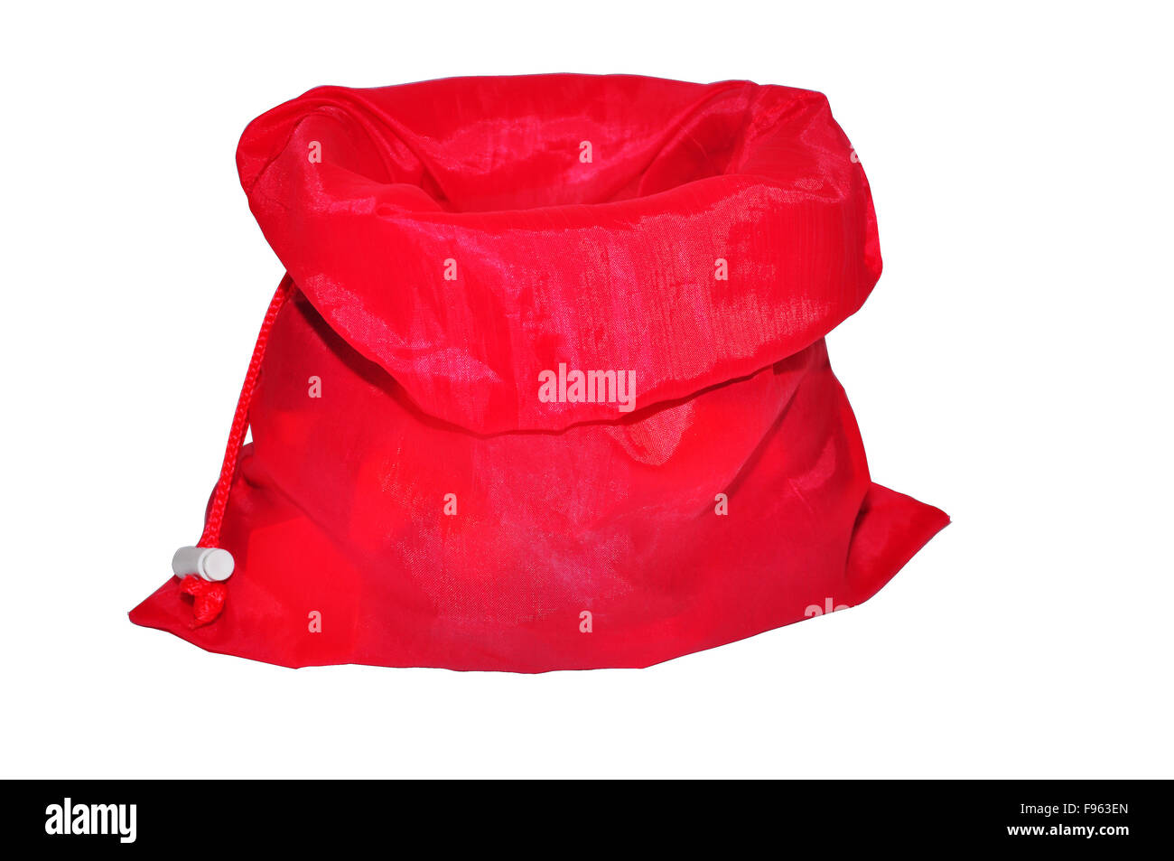 Red sack for gifts Stock Photo - Alamy