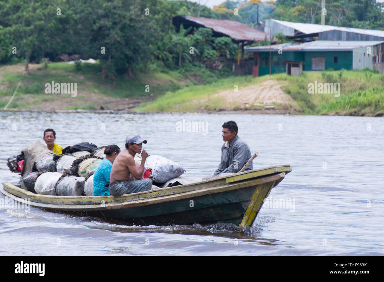 Riverside activities, Iquitos, the largest city in the Peruvian ...