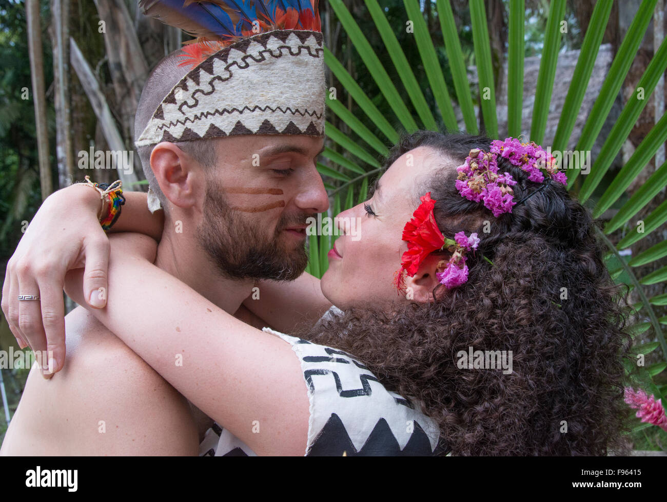 Shamanic wedding ceremony of travellers, Kapitari village, near ...