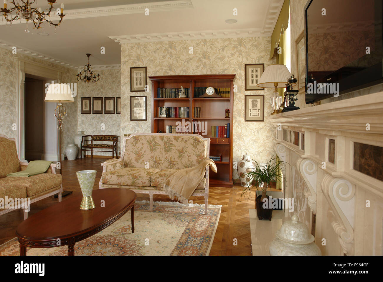 interior of a living room Stock Photo - Alamy