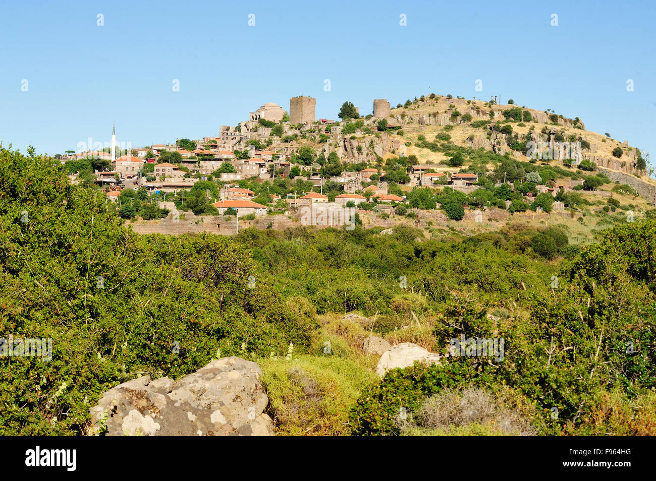 Assos historic site, Biga Peninsula, Turkey Stock Photo - Alamy