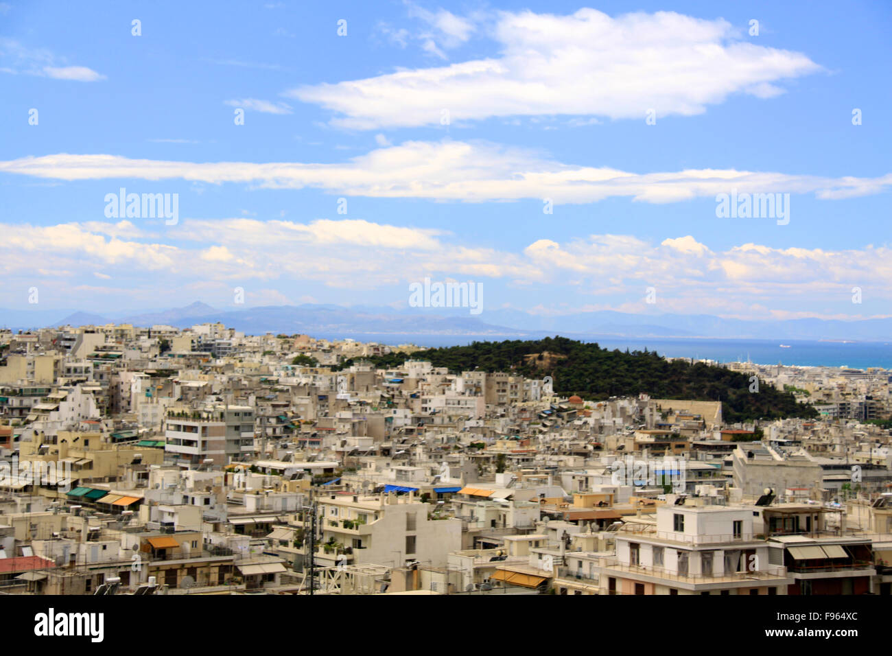 view Athens is a capital of Greece Stock Photo - Alamy