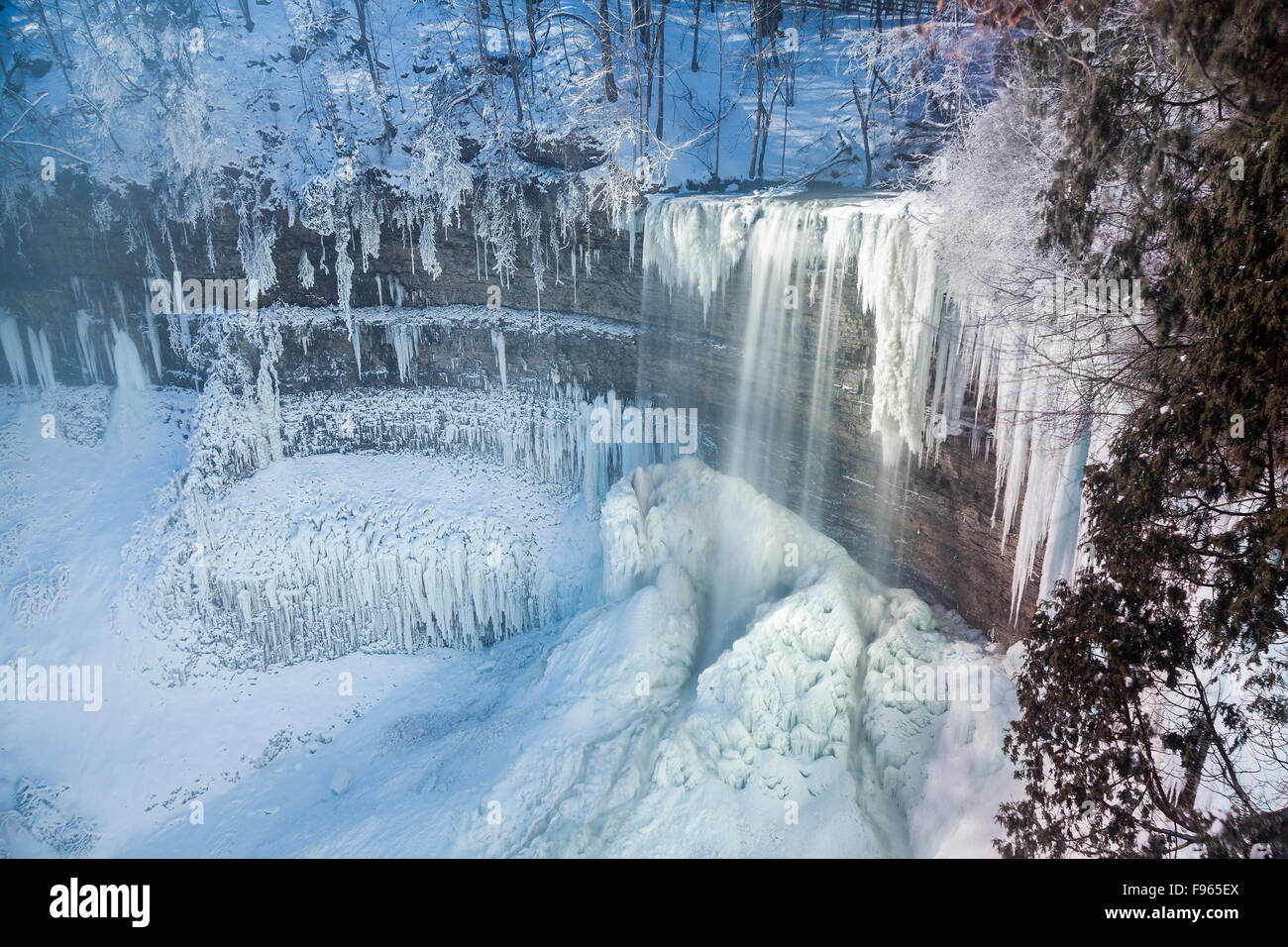 Hamilton Frozen Waterfalls