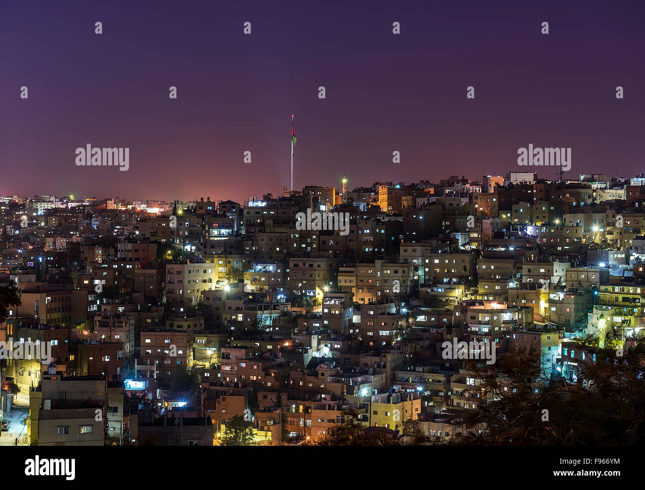 Amman city and flag of jordan hi-res stock photography and images - Alamy