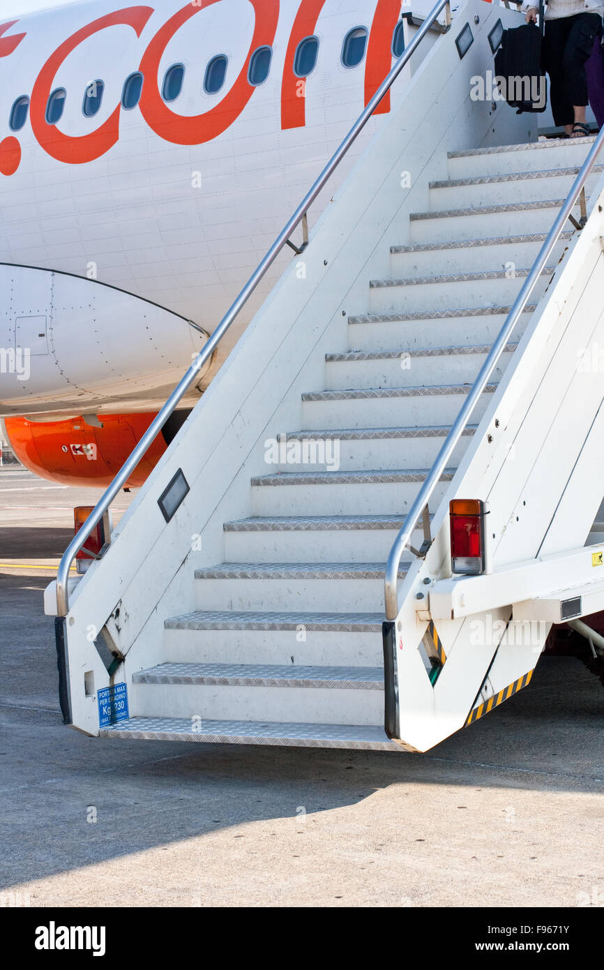 Ladder of the plane hi-res stock photography and images - Alamy