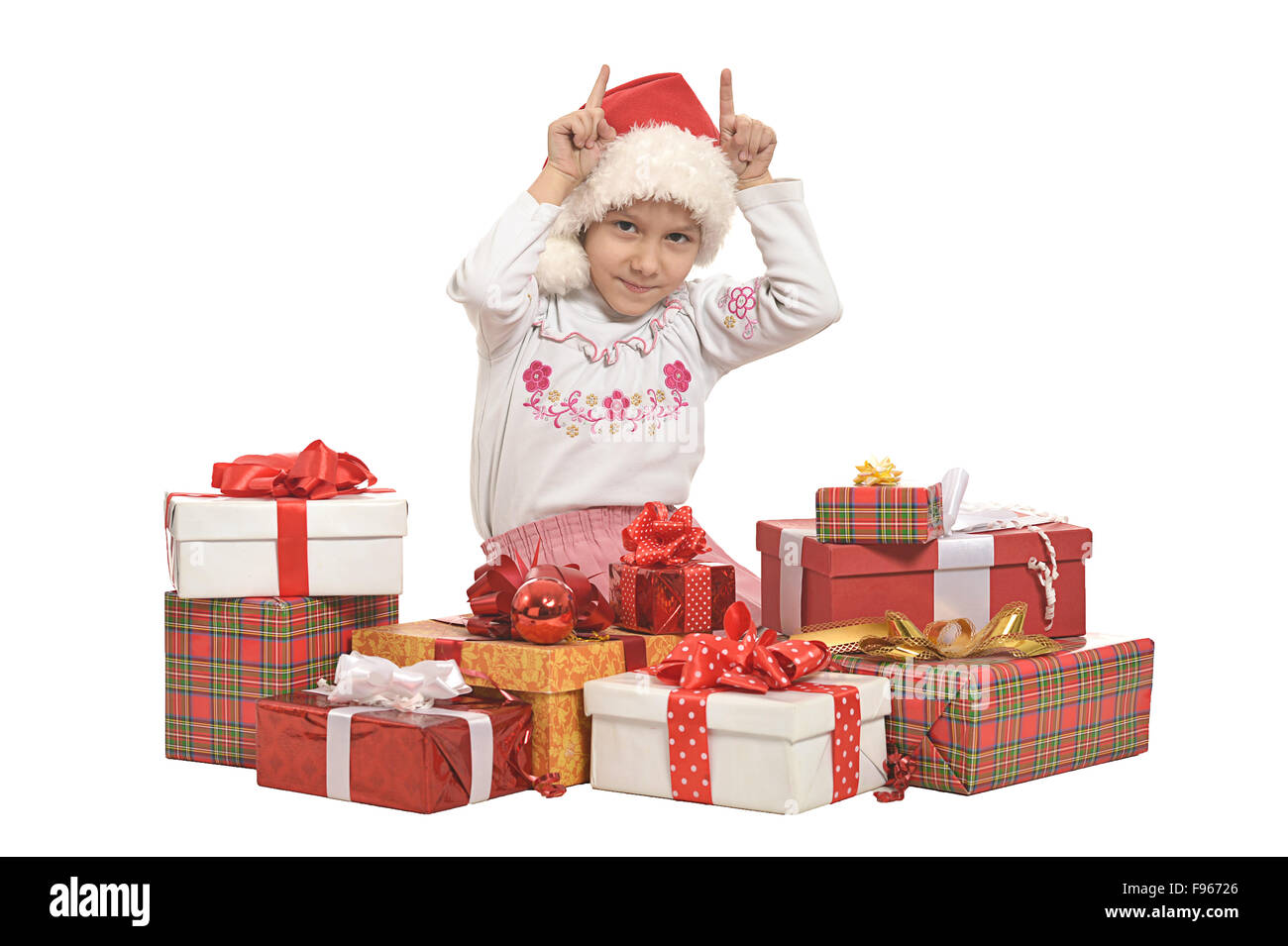 Happy small girl Stock Photo - Alamy