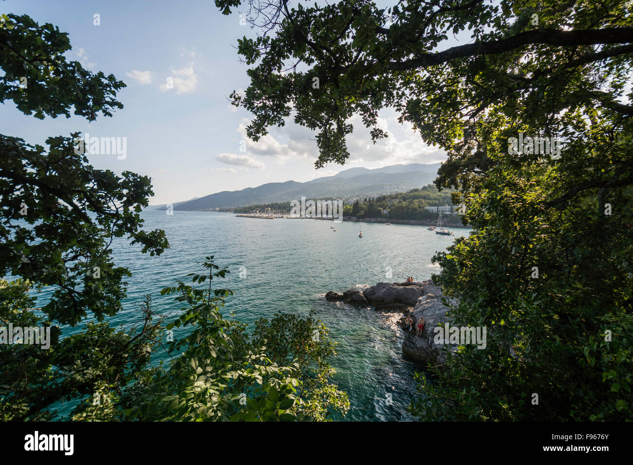 Lungomare seafront promenade, which stretches along the Riviera from ...