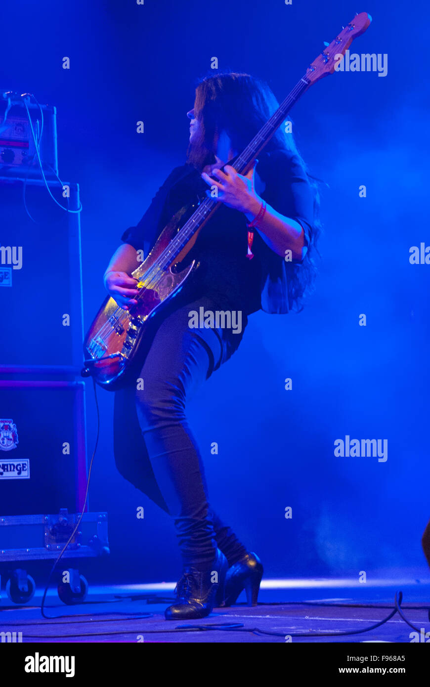 Michele Stodart of The Magic Numbers performs at Wizard festival in ...