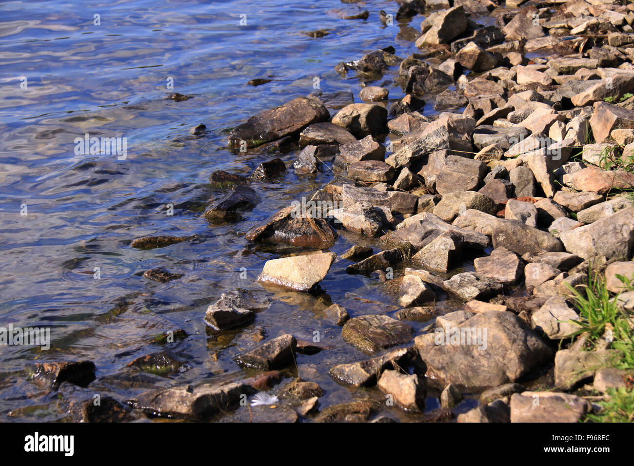 Summer landscape. Ural mountains river Russia Stock Photo - Alamy