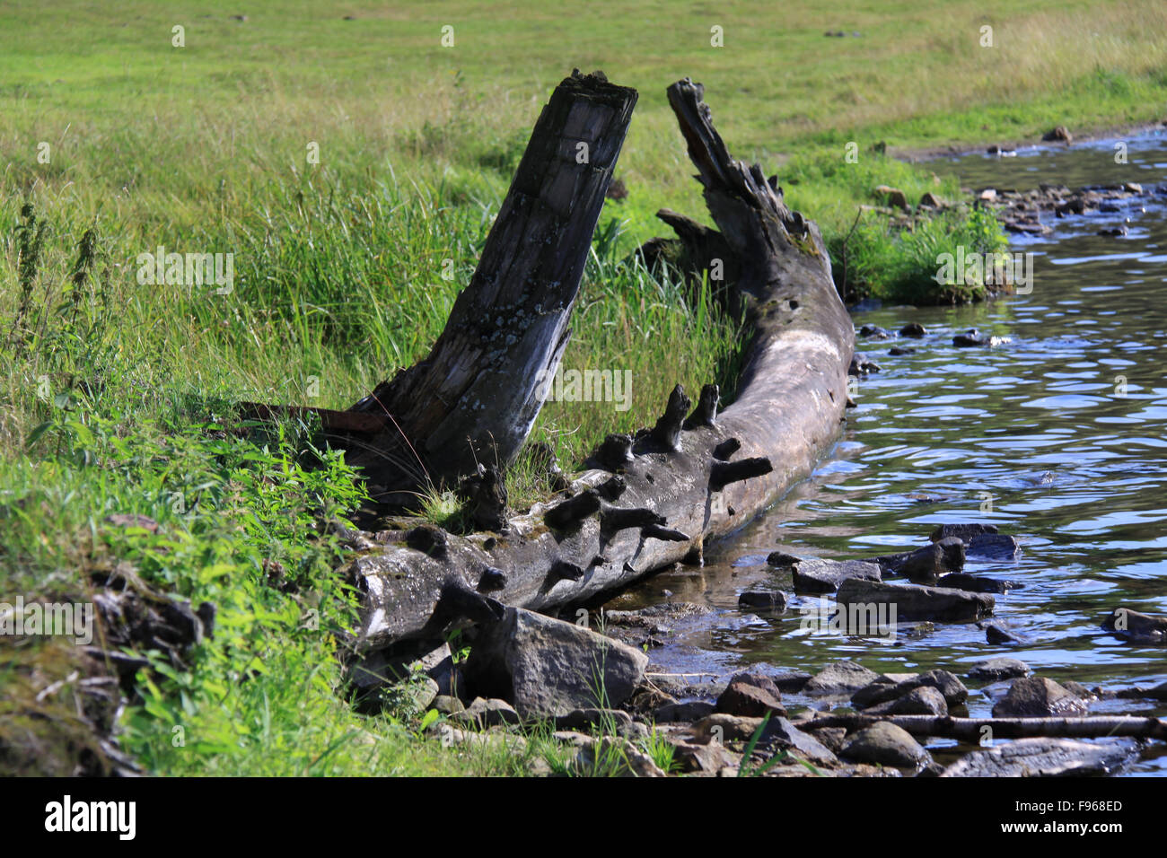 Summer landscape. Ural mountains river Russia Stock Photo - Alamy
