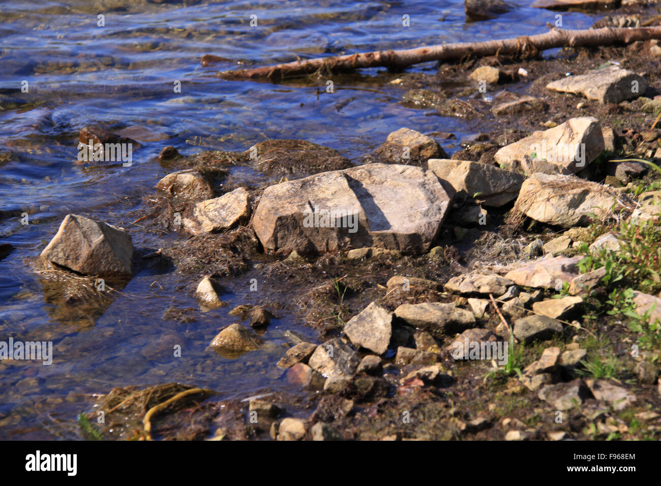 Summer landscape. Ural mountains river Russia Stock Photo - Alamy