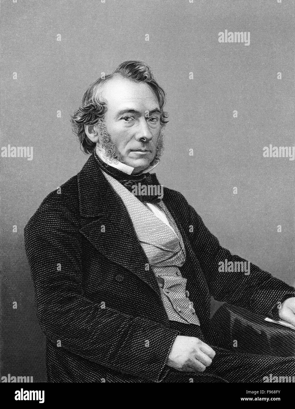 Richard Cobden, 1804 - 1865, an English manufacturer and Radical and ...