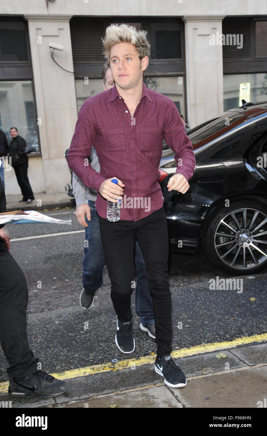 Niall Horan of One Direction at BBC Radio 2 Featuring: Niall Horan ...