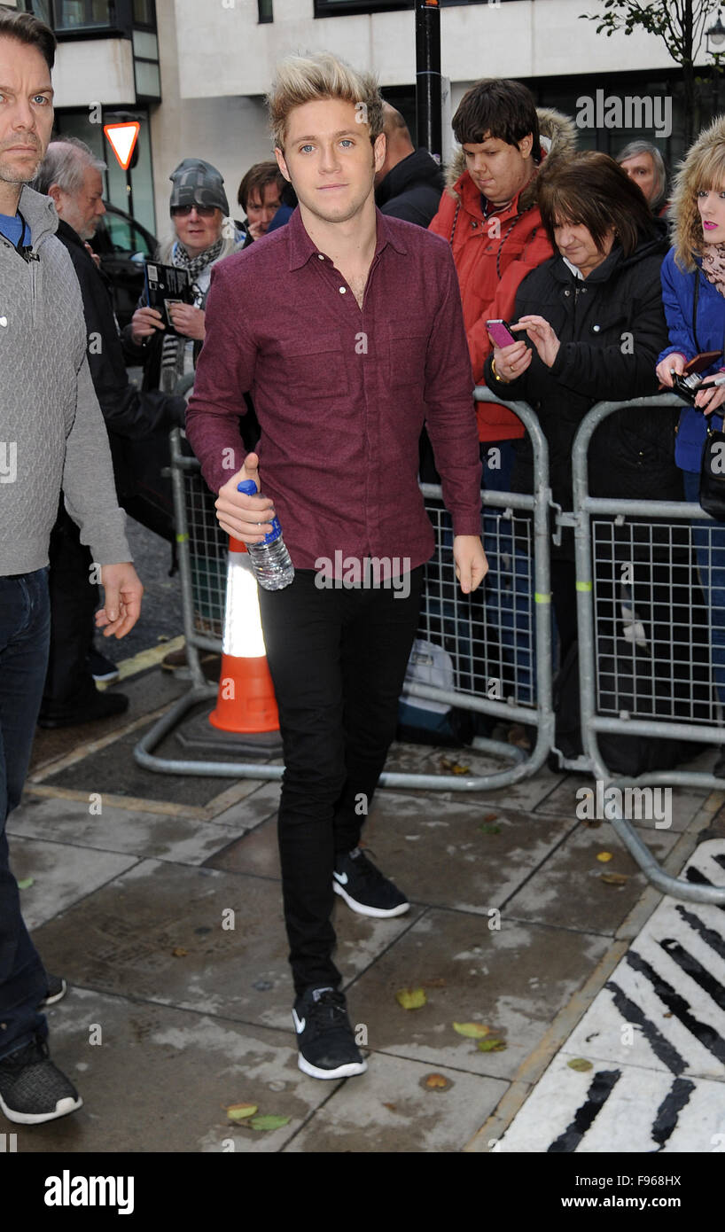 Niall Horan of One Direction at BBC Radio 2 Featuring: Niall Horan ...