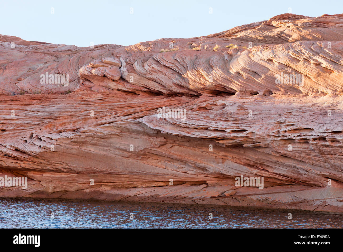 Lake Powell in Arizona.Lake Powell Water Rock Formations Desert Stock ...