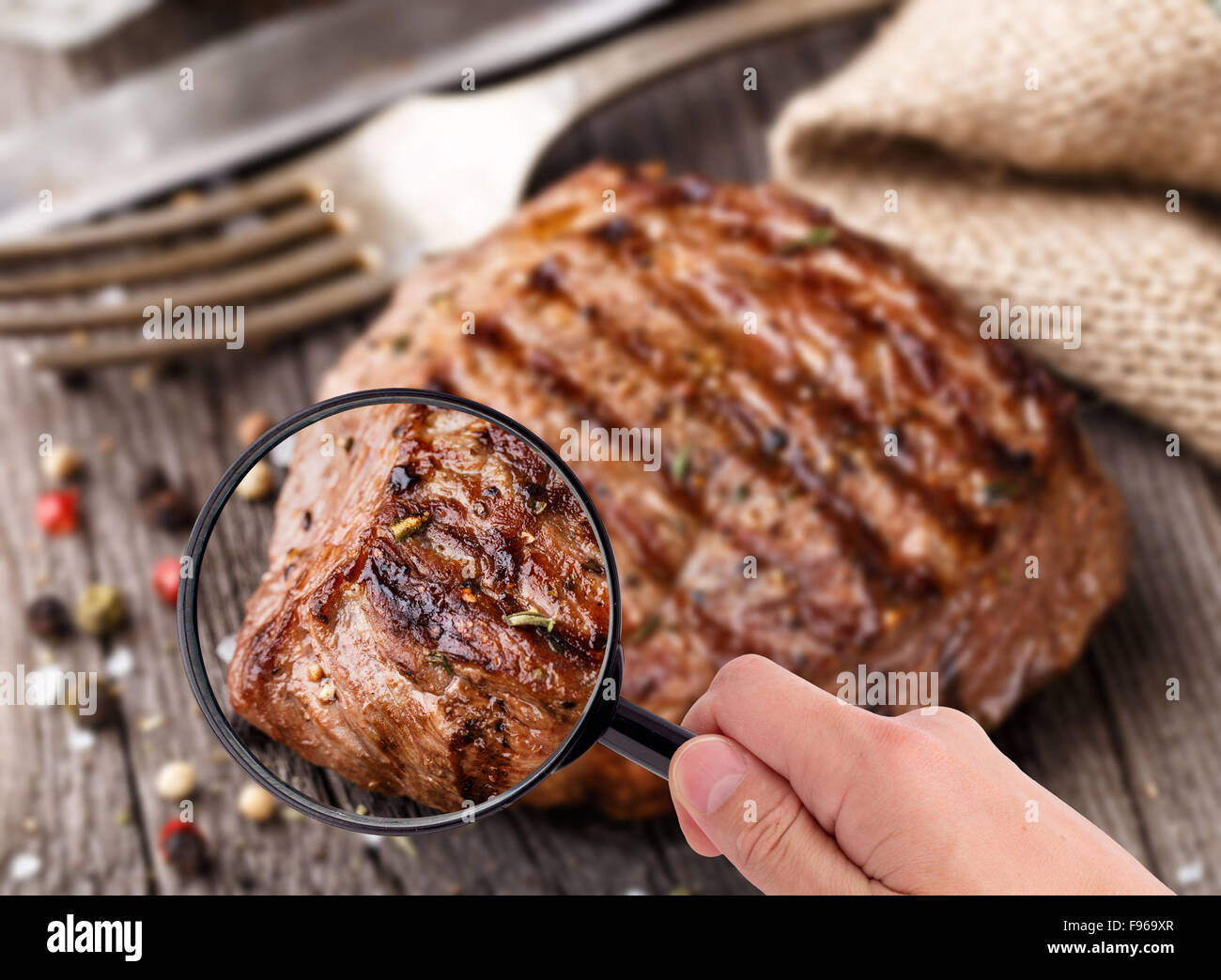 Beef inspection hi-res stock photography and images - Alamy