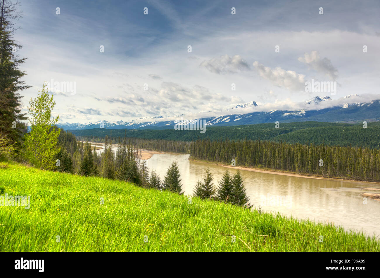 River in kootenay national park hi-res stock photography and images - Alamy
