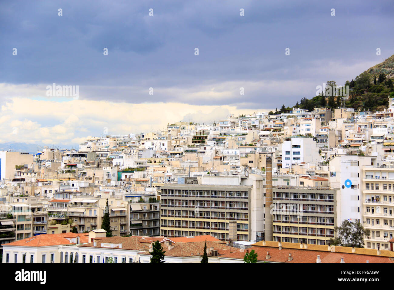view Athens is a capital of Greece Stock Photo - Alamy