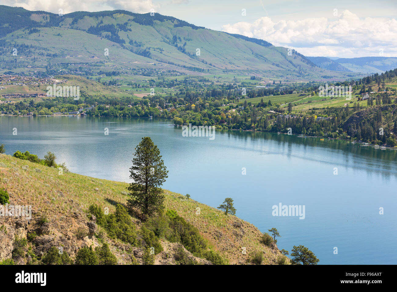 View of Kalamalka lake, Vernon, British Columbia, Canada Stock Photo ...