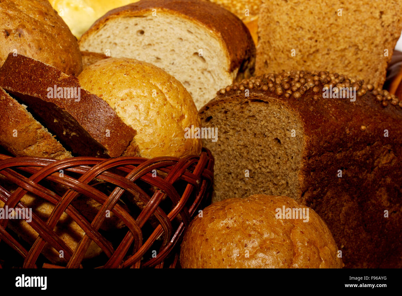 assortment of baked bread Stock Photo - Alamy