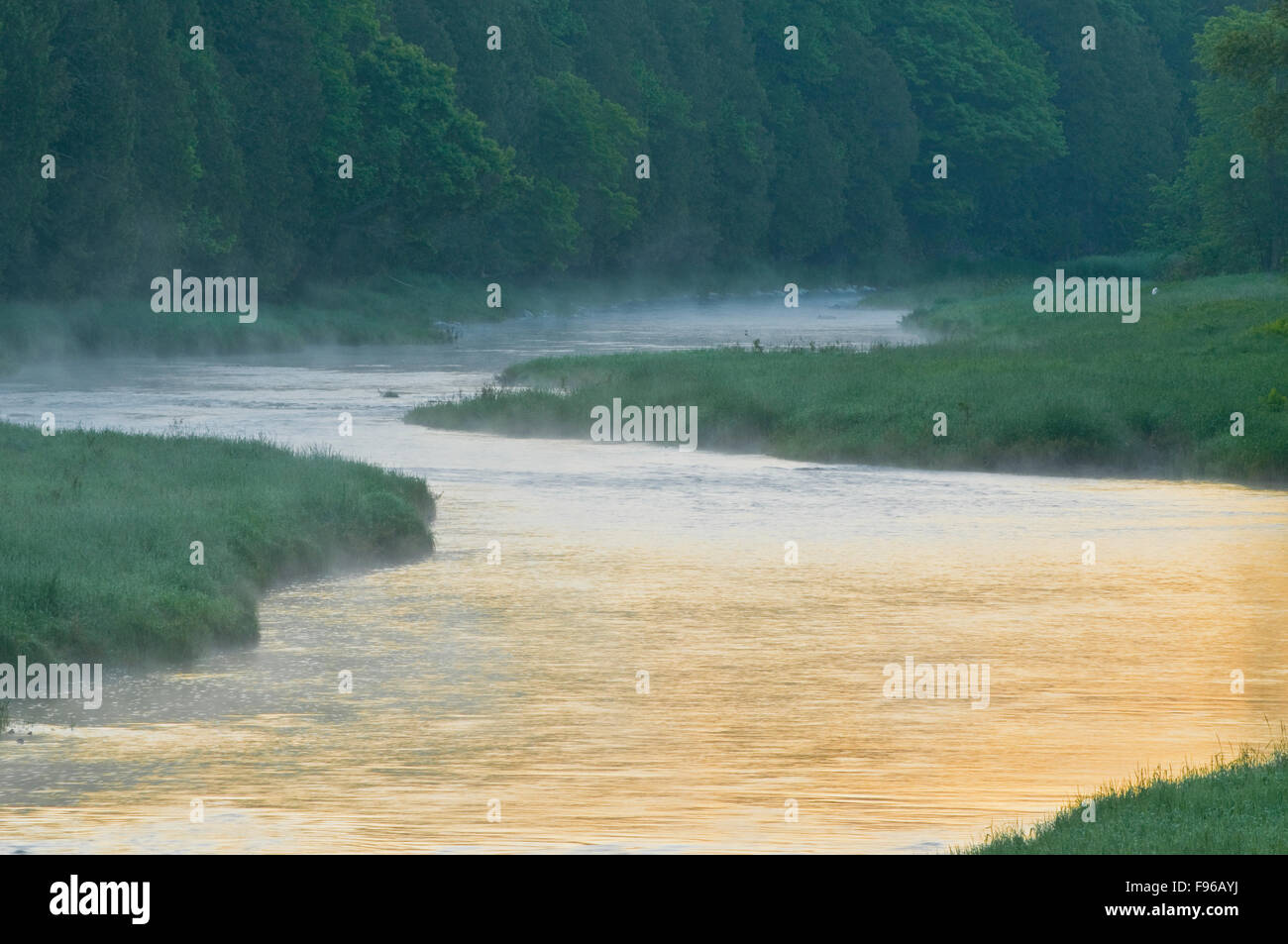 Rising mist from river hi-res stock photography and images - Alamy