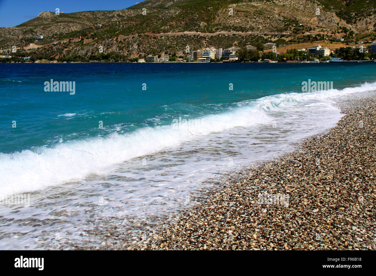 Beach on Samos Island, Greece Stock Photo - Alamy