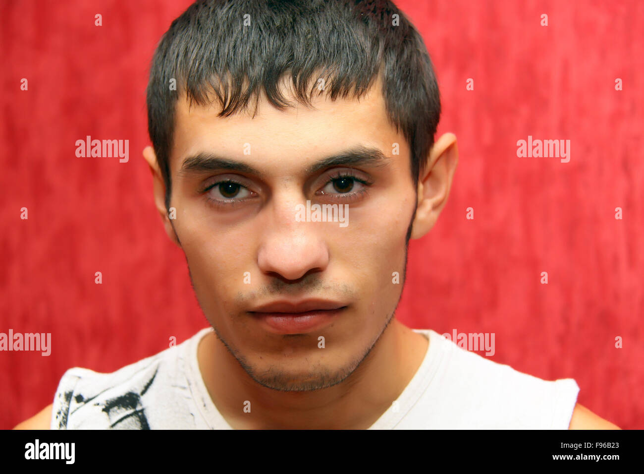 evil guy face Stock Photo - Alamy