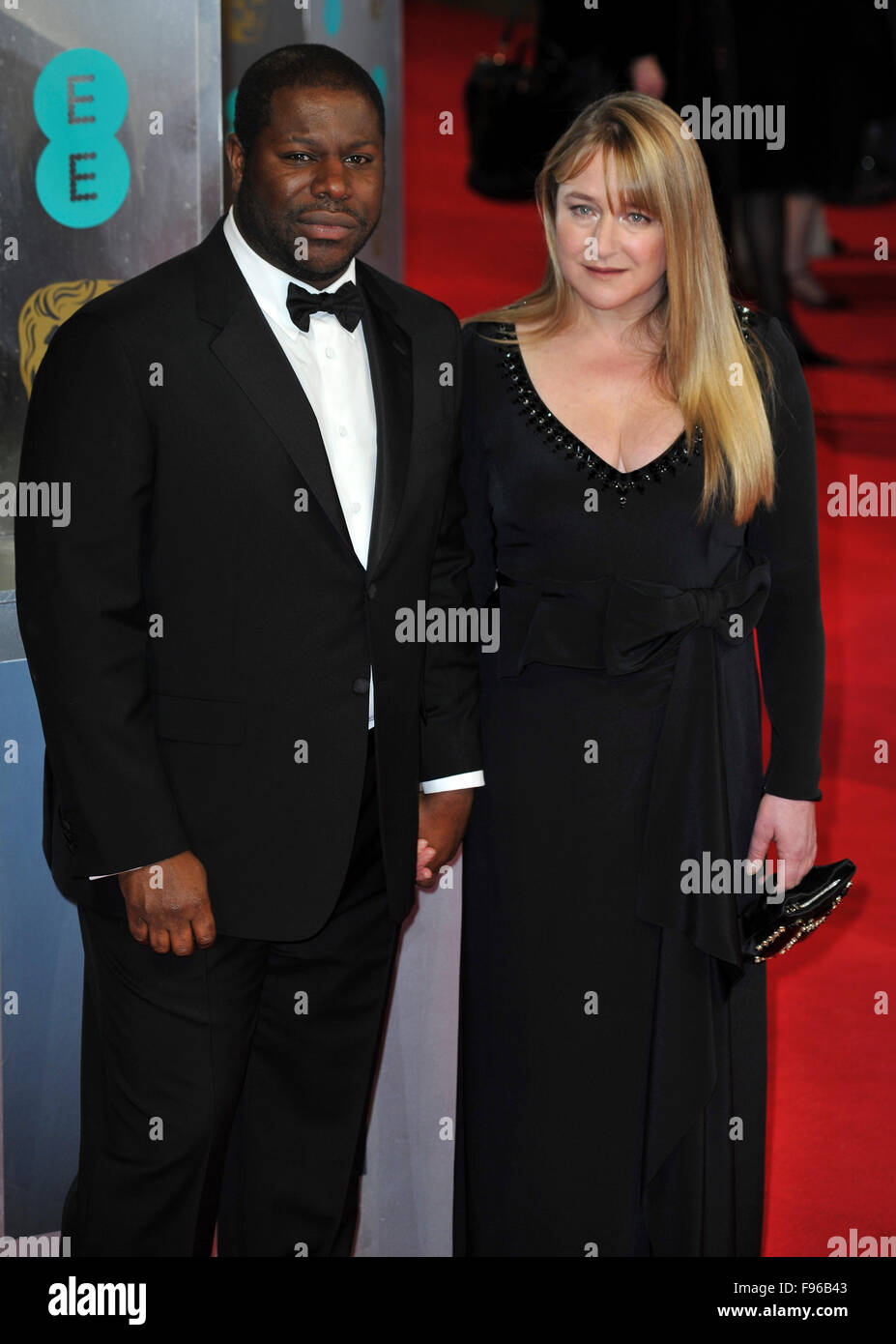 London, UK. Steve McQueen and Bianca Stiger at the EE British Academy ...
