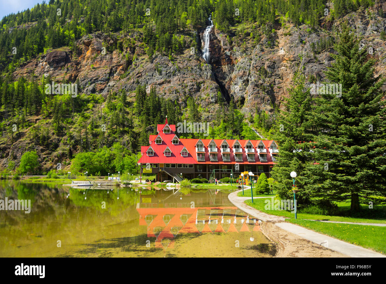 Three Valley lake chateau, Three Valley lake, Revelstoke, British ...