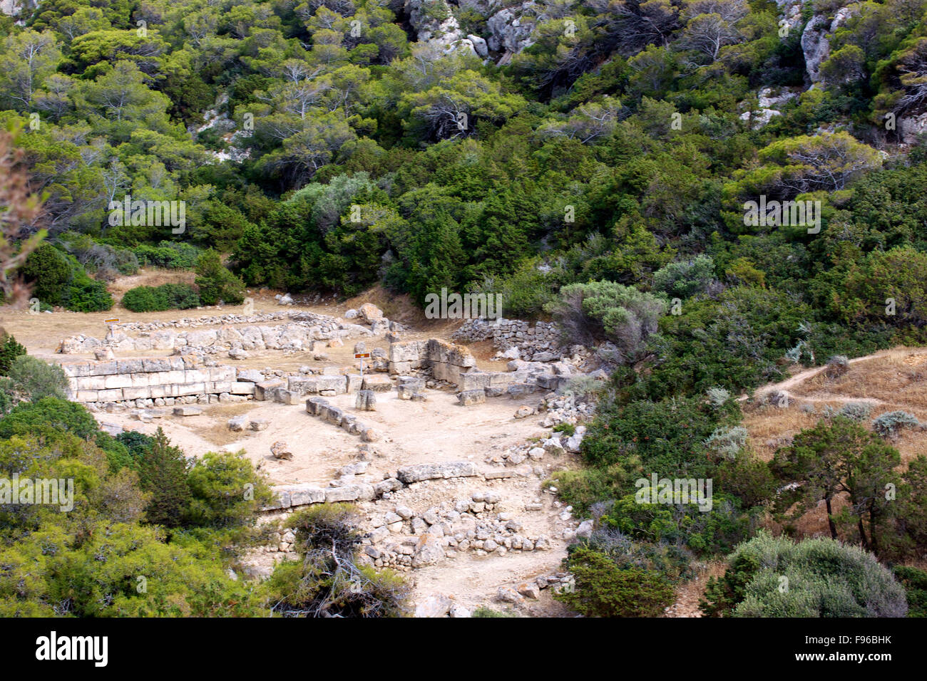 Landscape of the Sanctuary of Hera in Greece Stock Photo - Alamy
