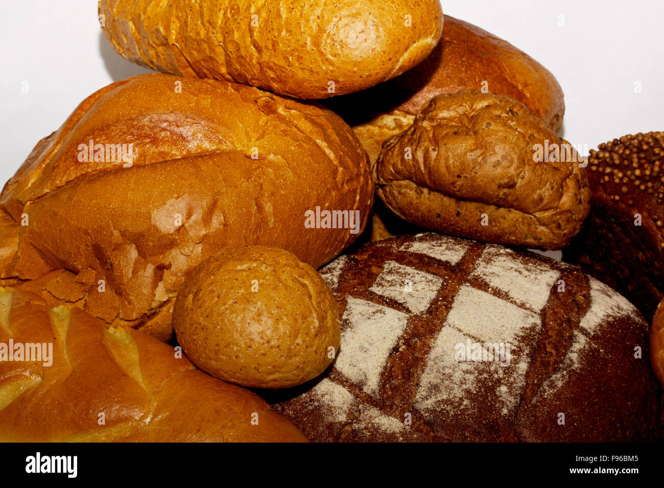 assortment of baked bread Stock Photo - Alamy