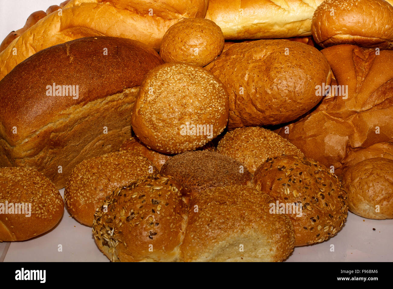 assortment of baked bread Stock Photo - Alamy
