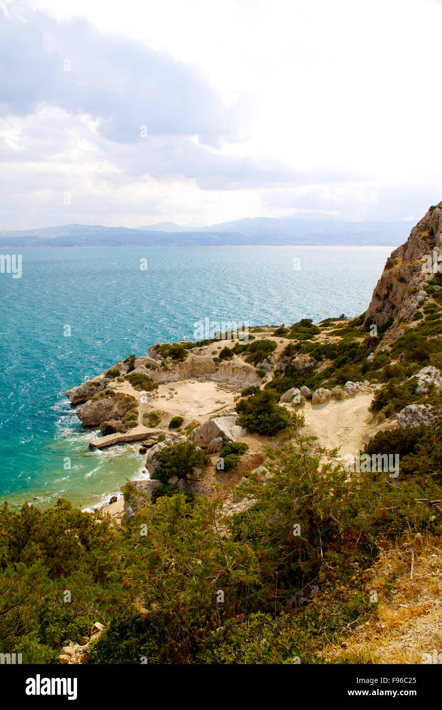 Landscape of the Sanctuary of Hera in Greece Stock Photo - Alamy