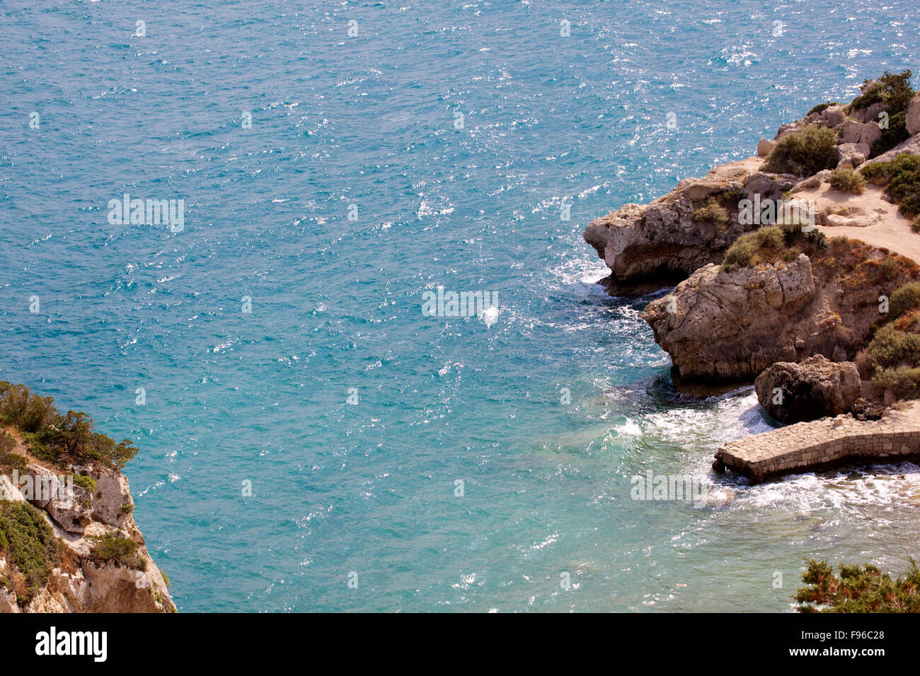 Landscape of the Sanctuary of Hera in Greece Stock Photo - Alamy