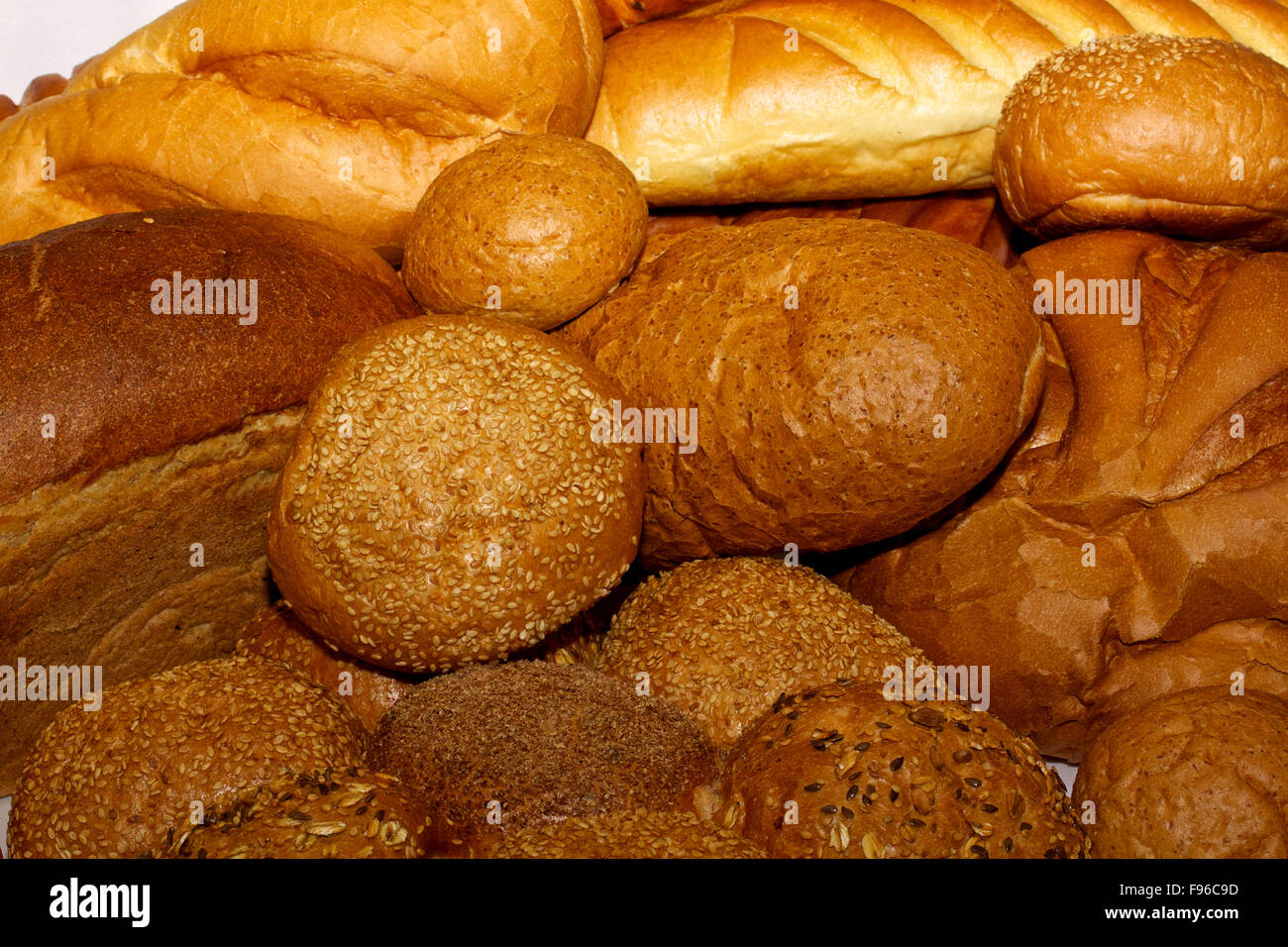 assortment of baked bread Stock Photo - Alamy