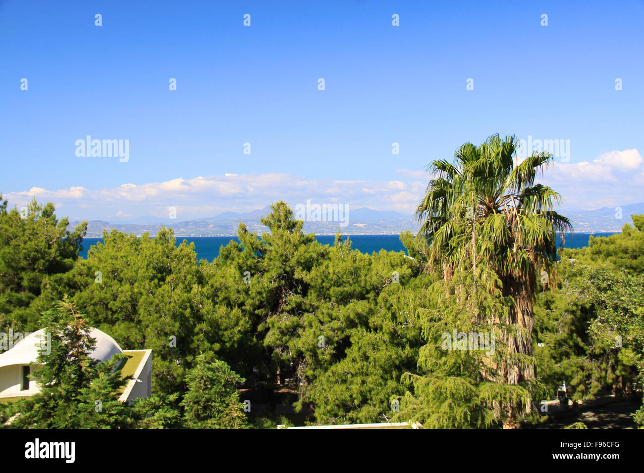 Beautiful sea coast in Greece Stock Photo - Alamy