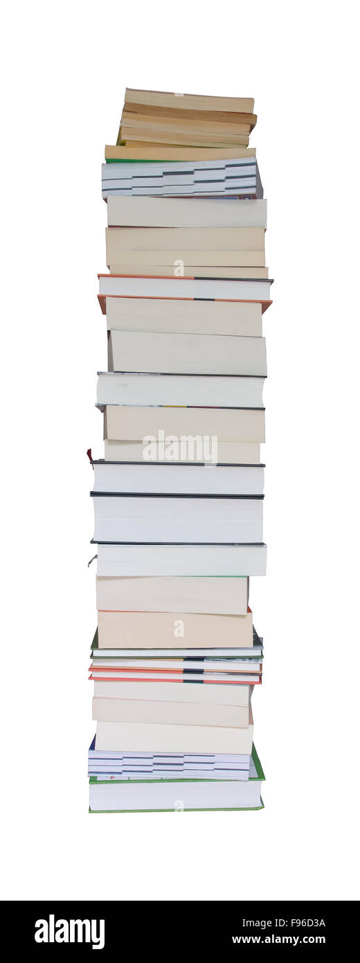 A pile of big books Stock Photo - Alamy